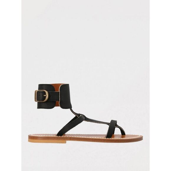 K.Jacques | Shoes | K Jacques Flat Sandals Woman Black | Poshmark